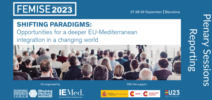 FEMISE Annual Conference In Barcelona- Plenary Sessions Reporting - Femise