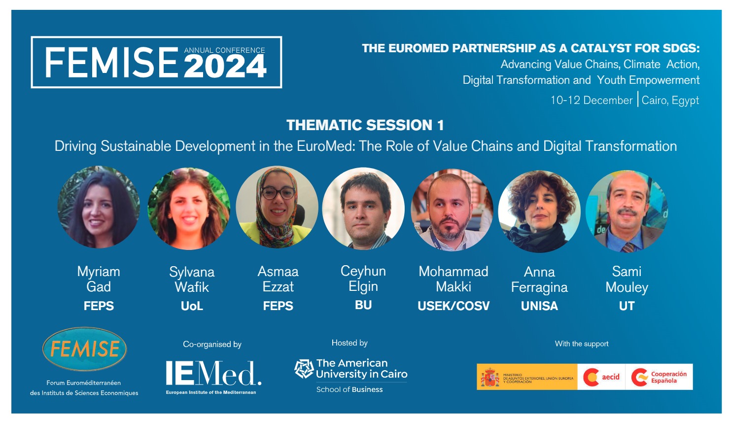 Annual Conference: The EUROMED Partnership as a Catalyst for SDGS: Advancing Value Chains ...