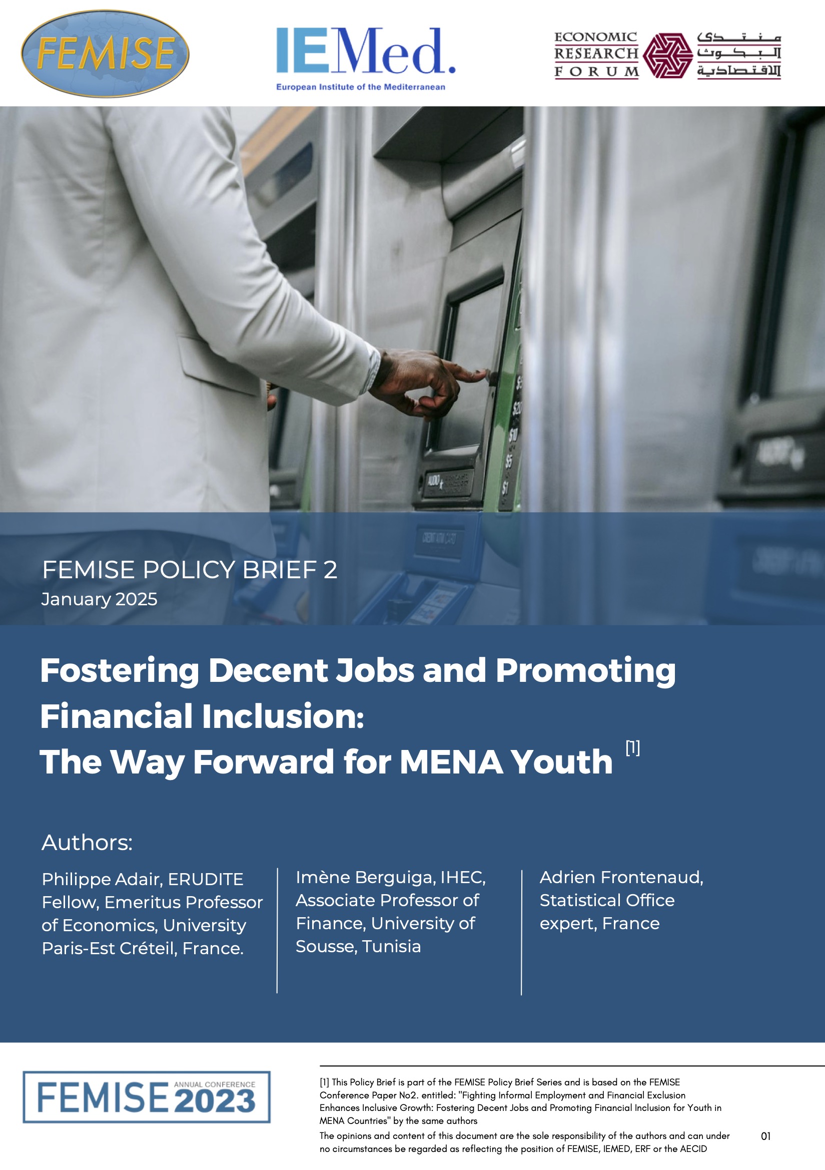 Policy Brief 2: Fostering Decent Jobs and Promoting Financial Inclusion ...