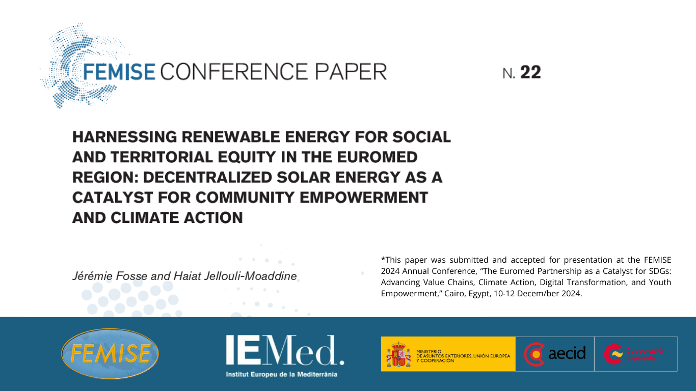 Conference Paper 22: Harnessing Renewable Energy for Social and ...